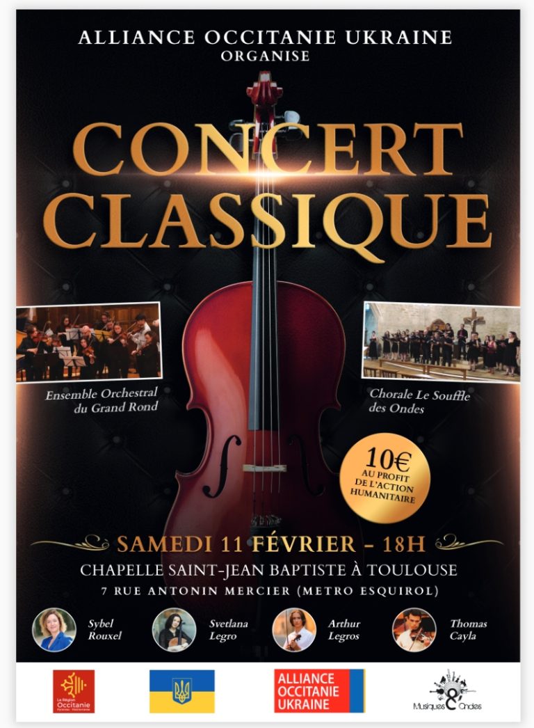 Concert Classique 11 février 2023 Chapelle Saint Jean-Baptiste à ...